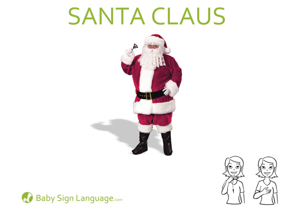 Santa Claus Flash Card